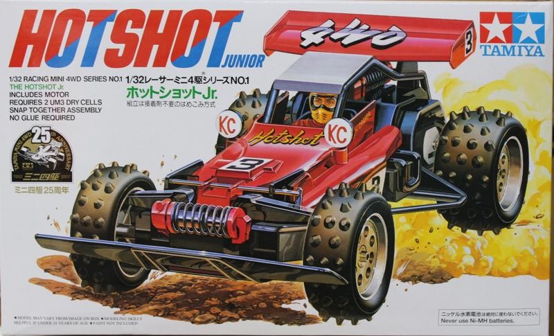 TAMIYA 田宮 四驅車 Hotshot Jr. (Mini 4WD 25th Anniversary) 1/32 NO.94596