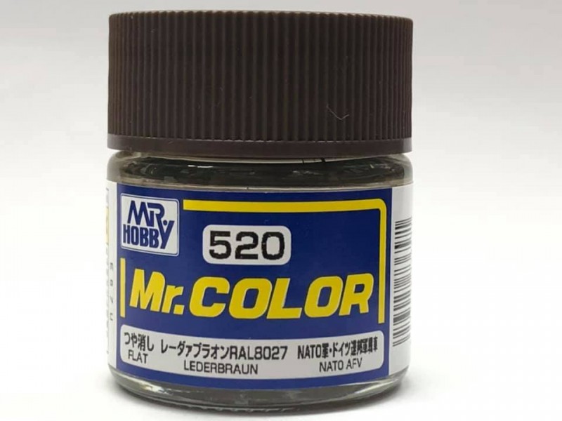 Gunze 油性 Lederbraun RAL8027 for 二戰 NATO0 AFV 北約 坦克 消光 硝基漆 10ml 模型專用漆 ...
